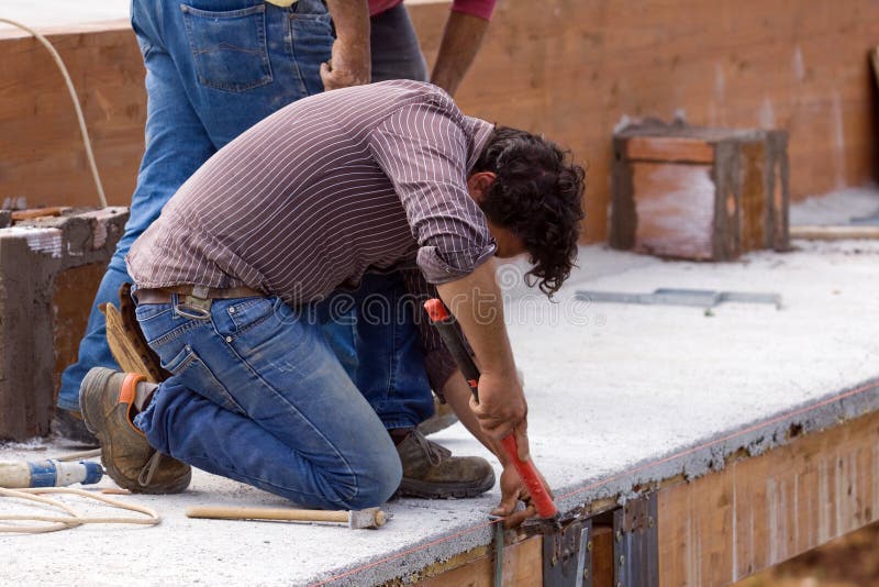 Builder stock image. Image of bricklaying, home, mason - 33634399