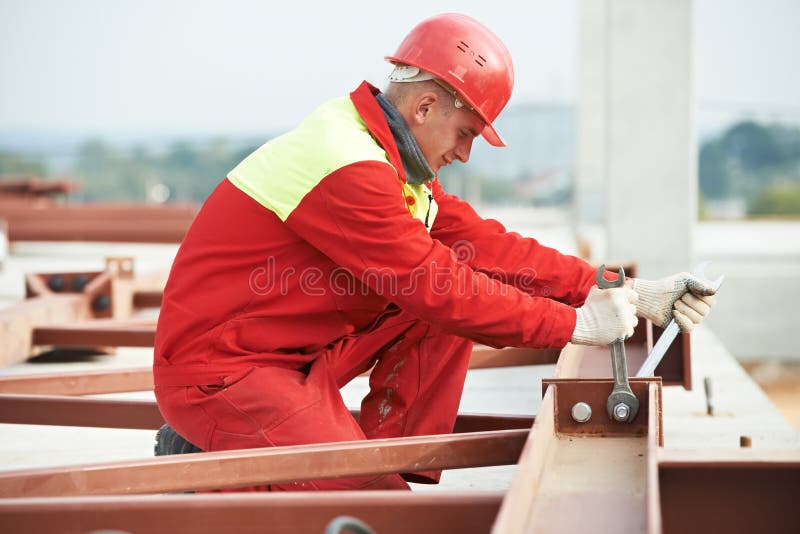 Metal Construction Framework Stock Image - Image of construction, roof ...