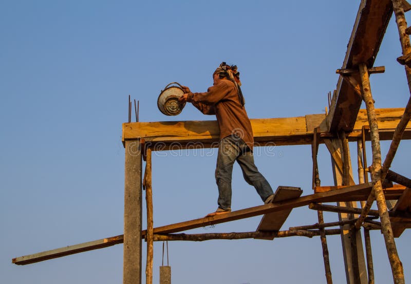Builder working stock photo. Image of happy, helmet, male - 40653634