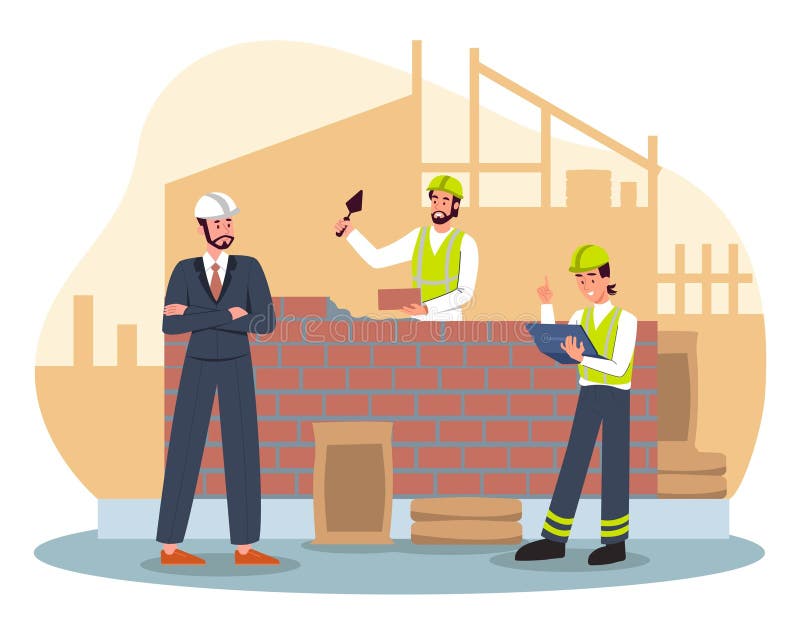 Build Bricks Cartoon Stock Illustrations – 599 Build Bricks Cartoon ...