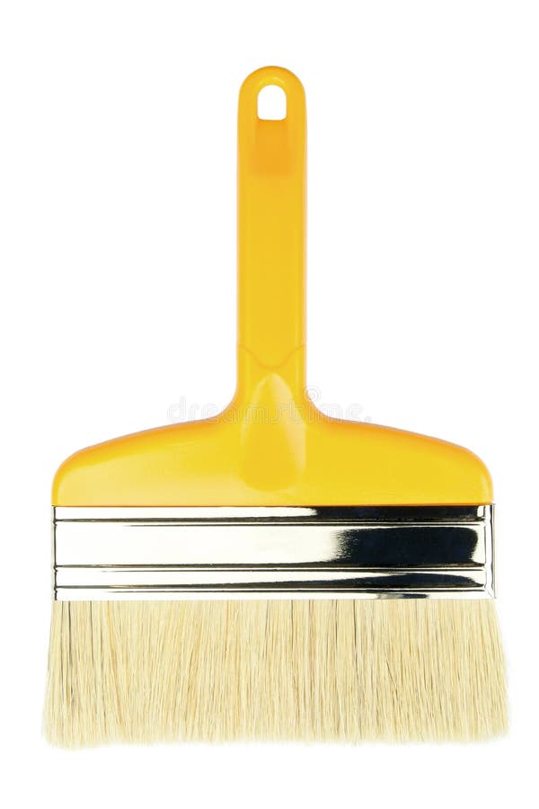 Builders brush stock image. Image of equipment, paintbrush - 17733307