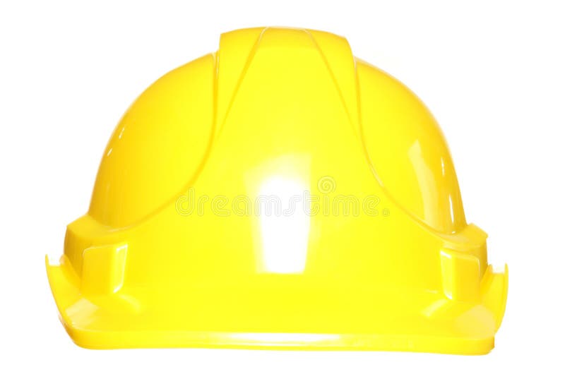 Builders Hard Hat Safety Helmet Stock Image - Image of white, cutout ...