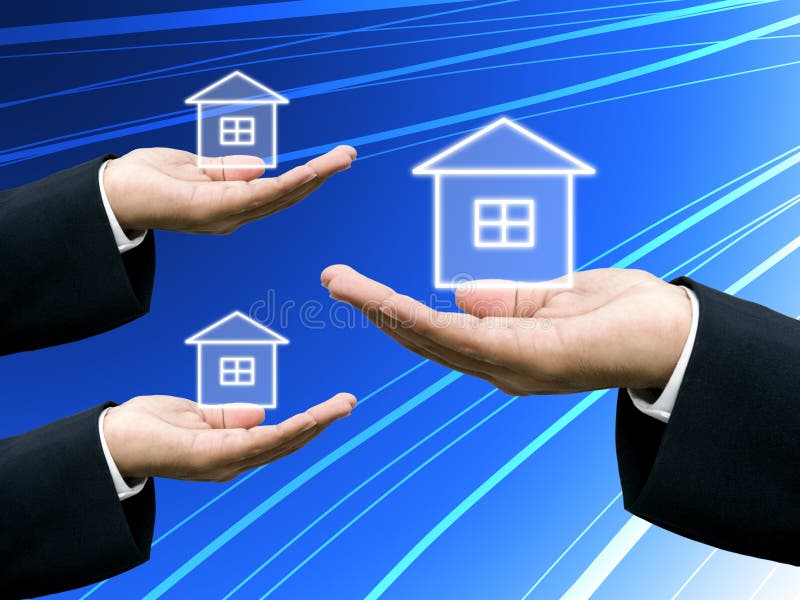 Builders Offer the House Project Stock Image - Image of industry ...