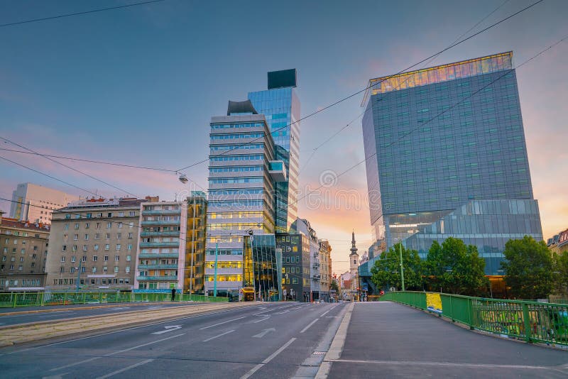 Buildigs in Downtown Vienna, Cityscape in Austria Editorial Photo ...