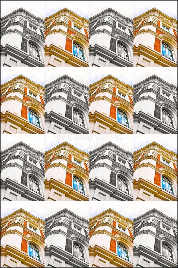 Buildimng collage stock image. Image of england, detail - 61323721