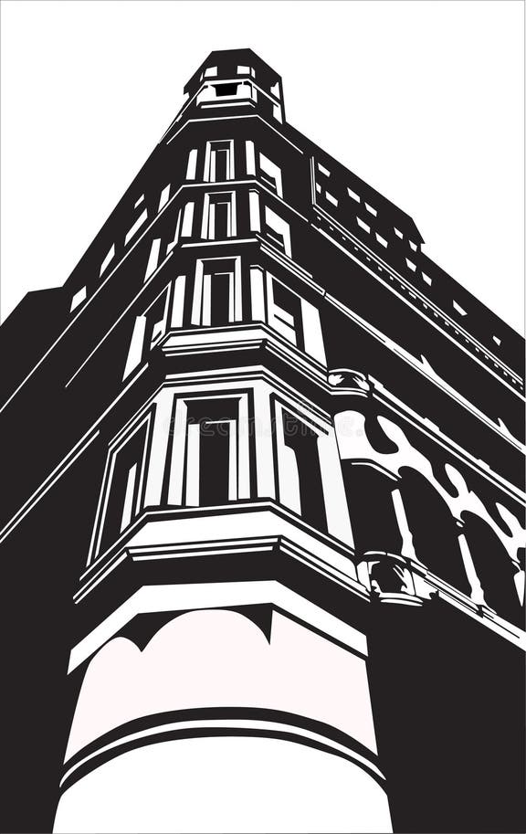 Tall Building Outline Stock Illustrations – 7,232 Tall Building Outline ...