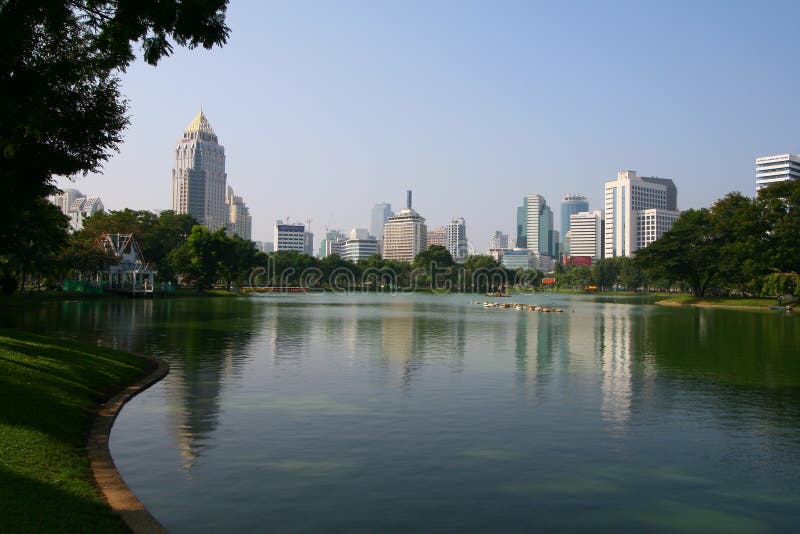 Building stock image. Image of tree, lake, green, building - 5888957