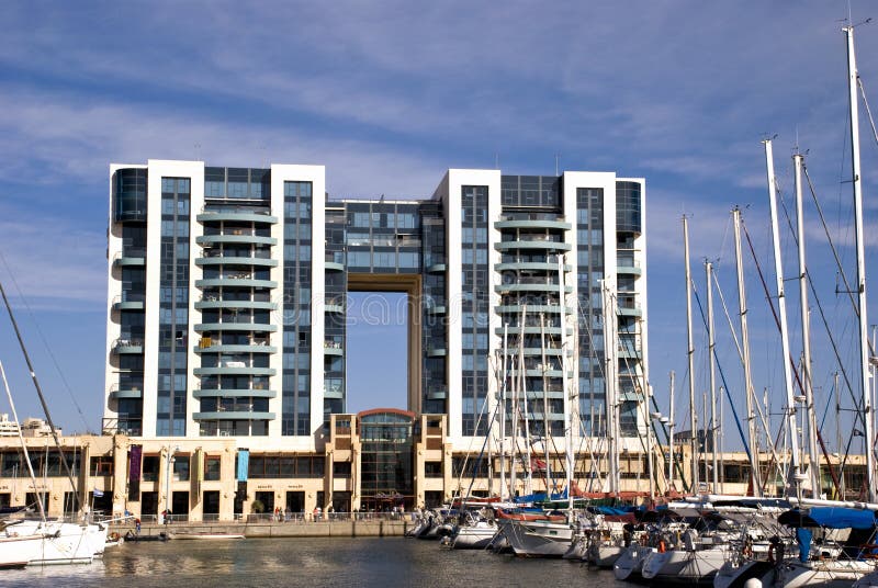 Building stock image. Image of marina, park, boating, hancock - 7279615