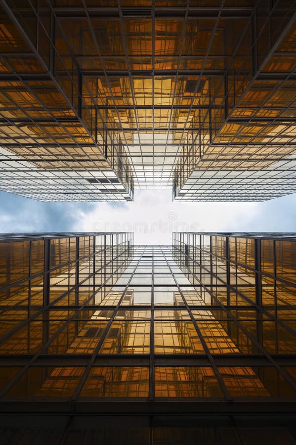 Green Energy in the City: Green Modern Building Stock Image - Image of ...