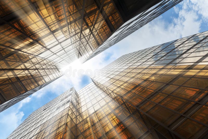 Building abstract stock photo. Image of city, cloud, glass - 64512352