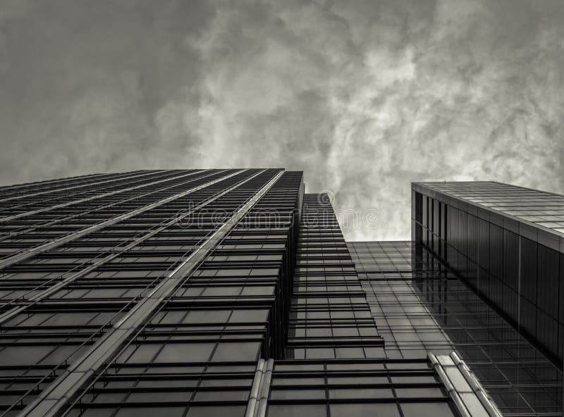 Building Abstract Skyscaper Stock Photo - Image of glass, black: 32216324