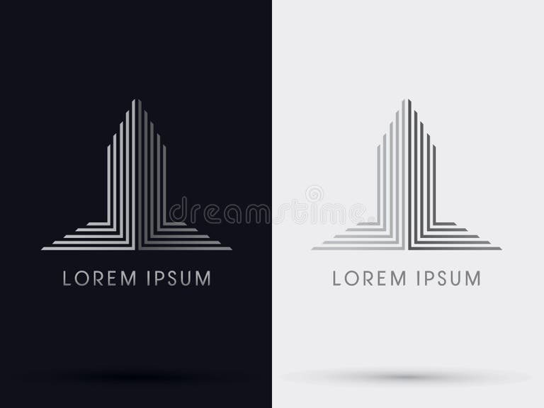 Building abstract tower stock vector. Illustration of graffiti - 86704126