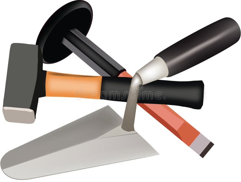 Tools for building stock vector. Illustration of hollow - 36330055