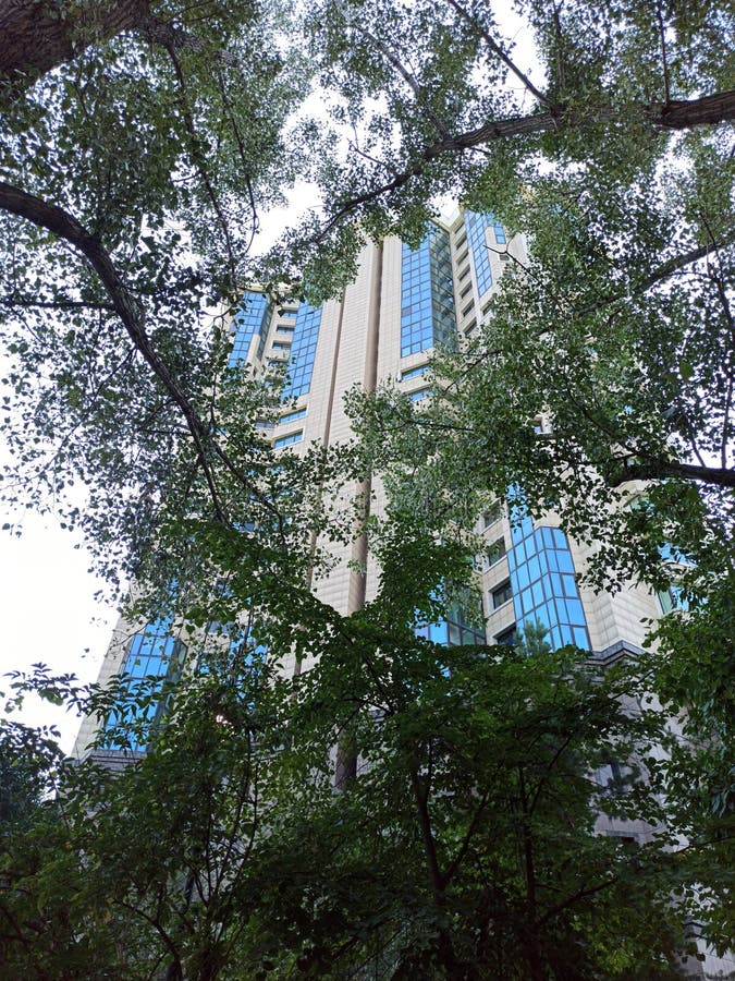 Building in Almaty stock image. Image of facade, neighbourhood - 198256913