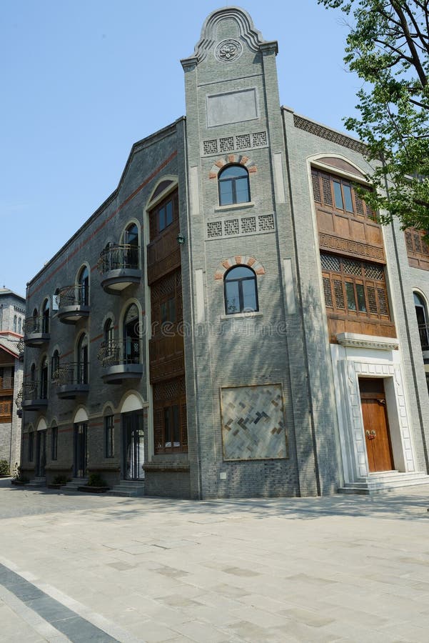 Building in antique style stock image. Image of ancient - 40661265