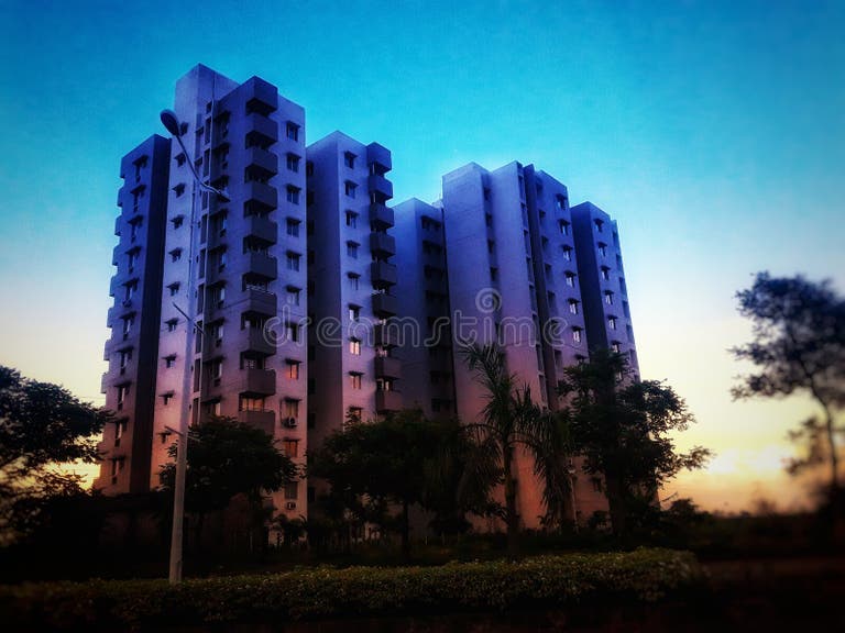 Building Apartment Morning Click Mobile Edited Focus Stock Image ...