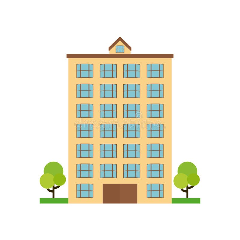 Apartment Building Clip Art Stock Illustrations – 4,058 Apartment ...