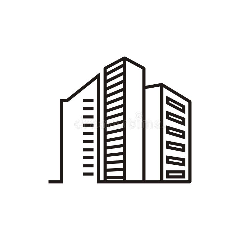 Building apartments logo stock vector. Illustration of element - 124916818