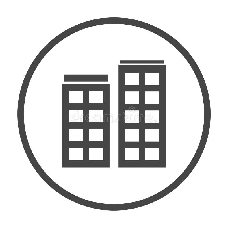 Building App Icon stock vector. Illustration of front - 84219782