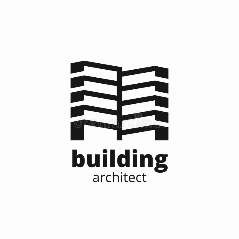 Building architect logo stock illustration. Illustration of ...