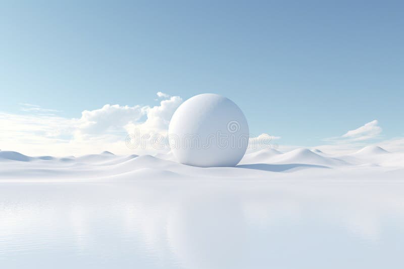 Abstract Pure White with Geometric Objects Background Illustration ...