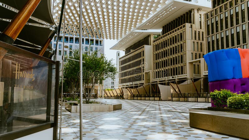 Building Architecture of Msheireb Downtown Doha Qatar Editorial Photo ...