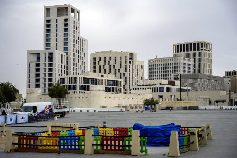Building Architecture of Musheireb Downtown Doha Qatar Editorial Photo ...