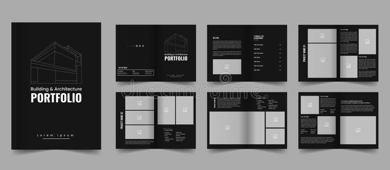 Building & Architecture Portfolio Template and Interior Portfolio ...