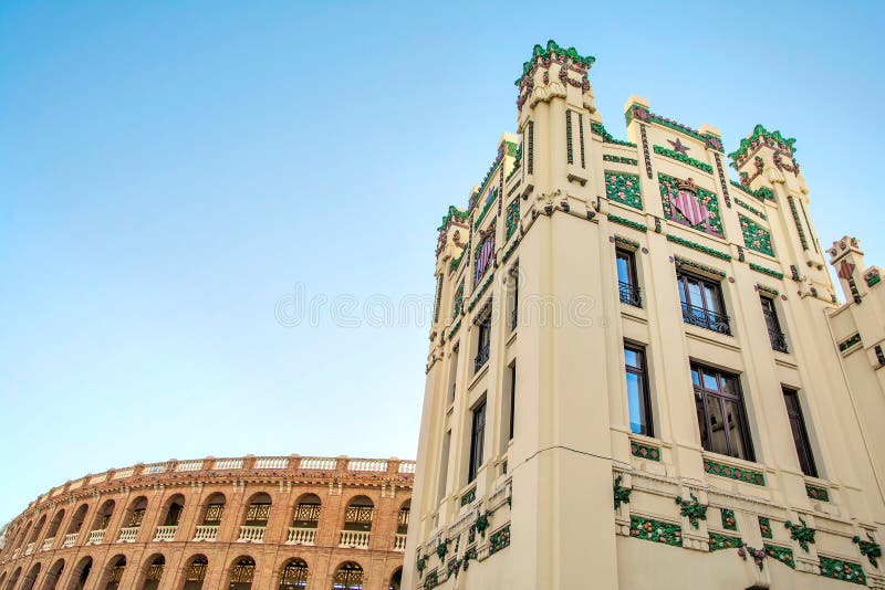 Building Architecture in Valencia Stock Photo - Image of landscape ...