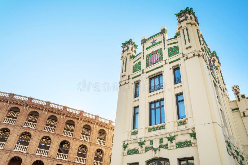 Building Architecture in Valencia Stock Image - Image of city, famous ...