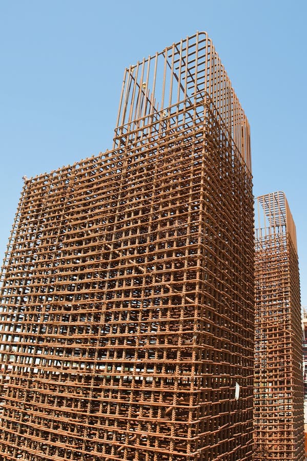 Building Armature for Road Reconstruction Stock Photo - Image of ...