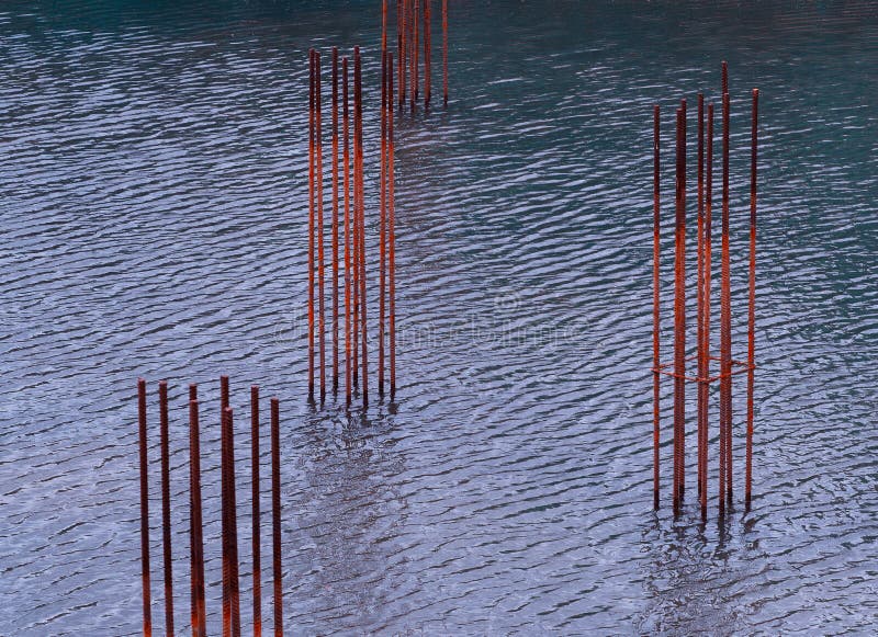 Armature in Water Urban Background Stock Image - Image of dramatic ...