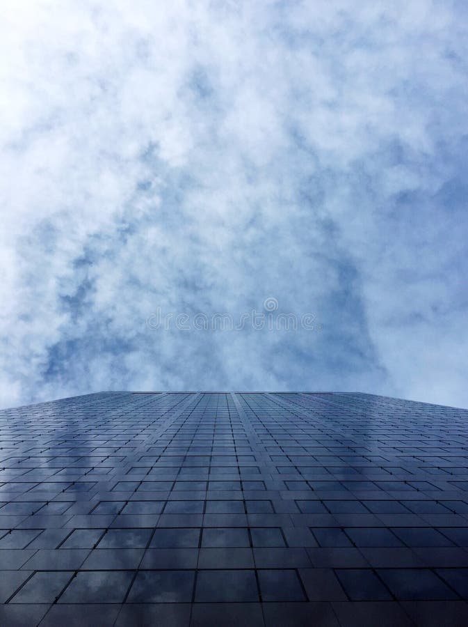 Building and clouds stock image. Image of limitless, looking - 53597105