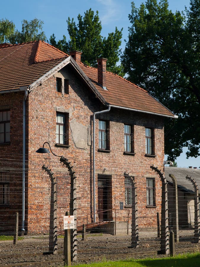 Building in Auschwitz Concentration Camp Editorial Stock Photo - Image ...