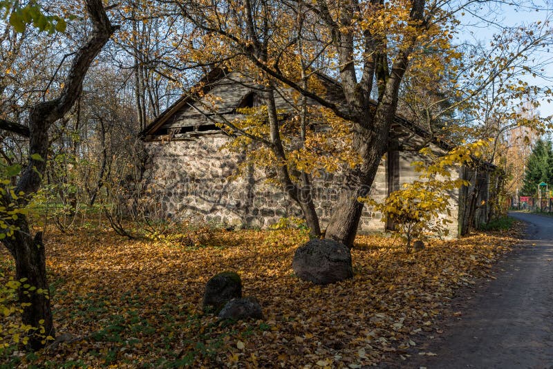 Building in the Autumn Time of Year Stock Photo - Image of wallpaper ...