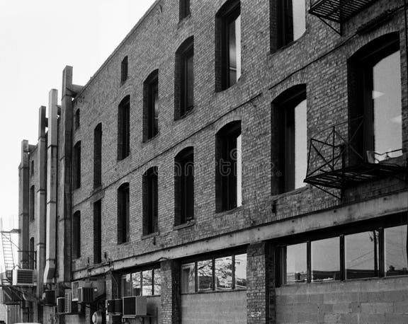 Building Backside stock image. Image of black, duct, stack - 2077815