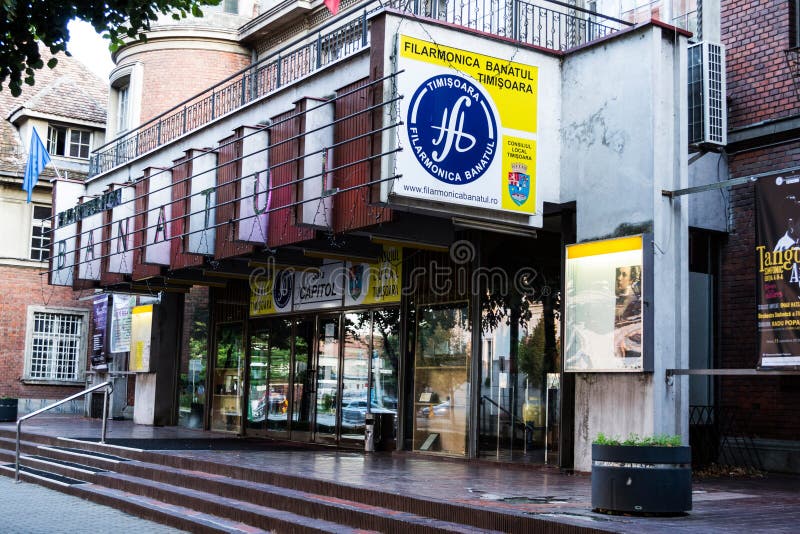 Banatul State Philharmonic Orchestra, Timisoara. Editorial Photo ...
