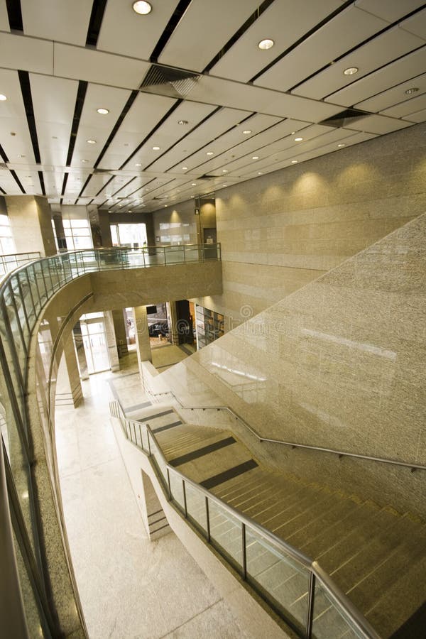 Stair in the building stock image. Image of modern, architecture - 15503087