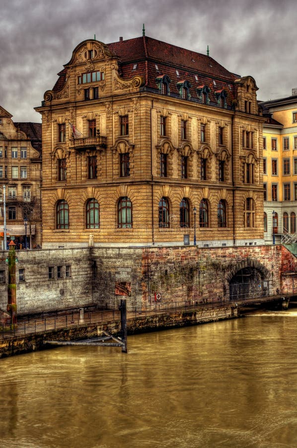 Building in Basel HDR stock image. Image of high, outdoors - 38616999