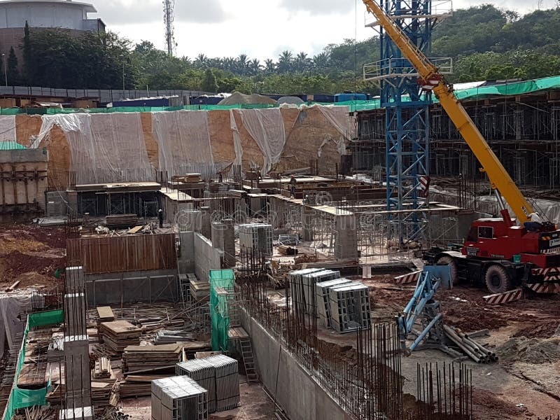 Building Basement Under Construction Using the Open Cut Method ...