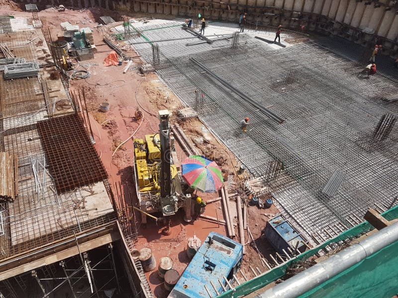 Building Basement Under Construction Using the Open Cut Method ...