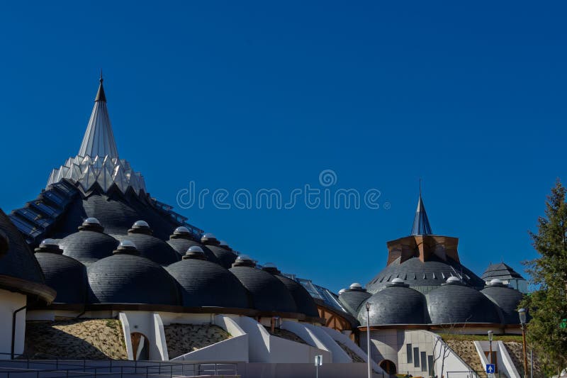The Building of Bath in Mako Stock Photo - Image of hungary ...