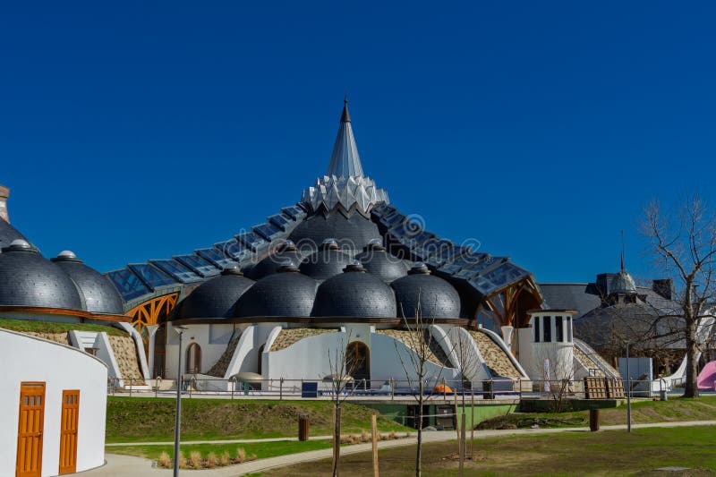 The Building of Bath in Mako Stock Photo - Image of thermal, march ...