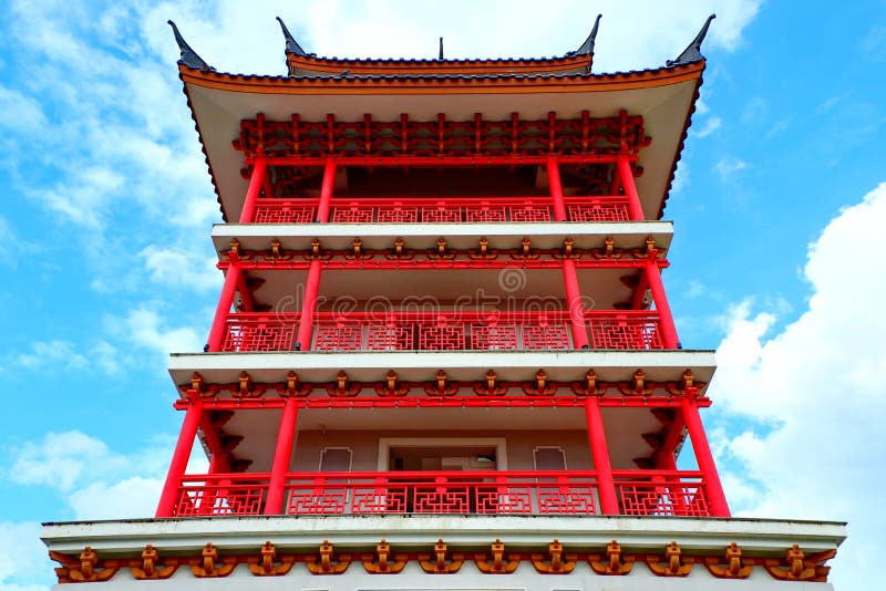 Building with Chinese Architecture. Stock Photo - Image of fairy, life ...