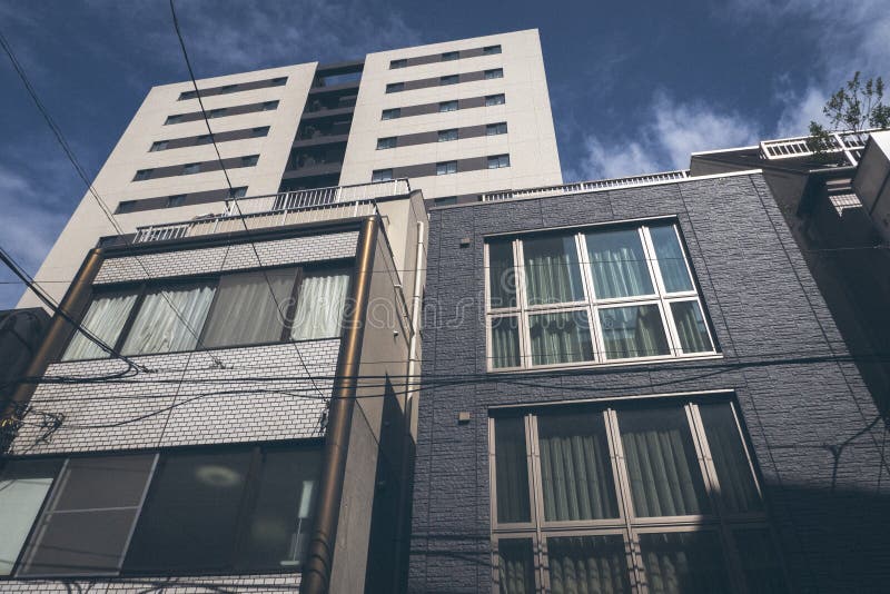 Building with Beautiful Windows, City of Tokyo Japan Stock Image ...
