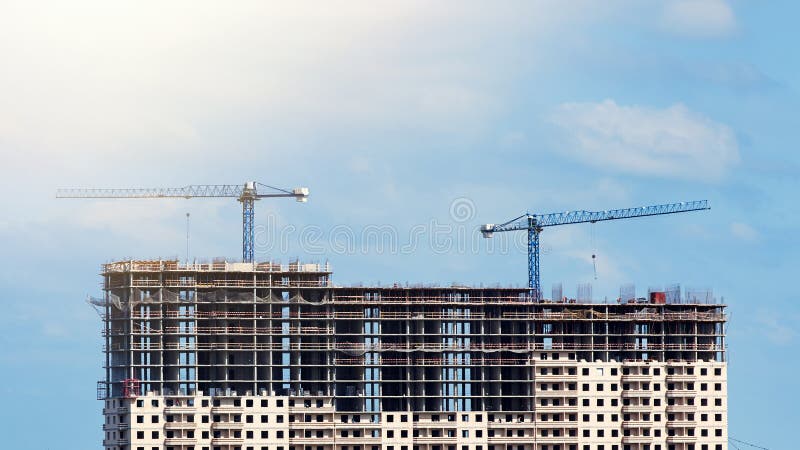 The Building is Being Constructed Stock Photo - Image of photographing ...