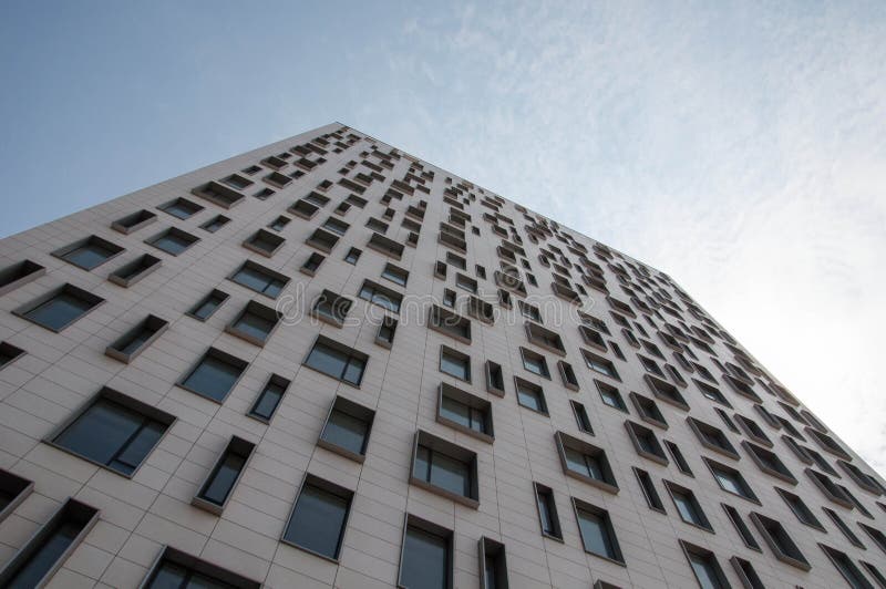 Building from below stock image. Image of view, office - 76760077