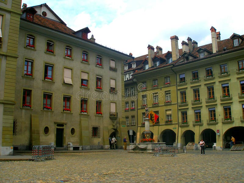 Bern center in morning stock photo. Image of embankment - 39359272