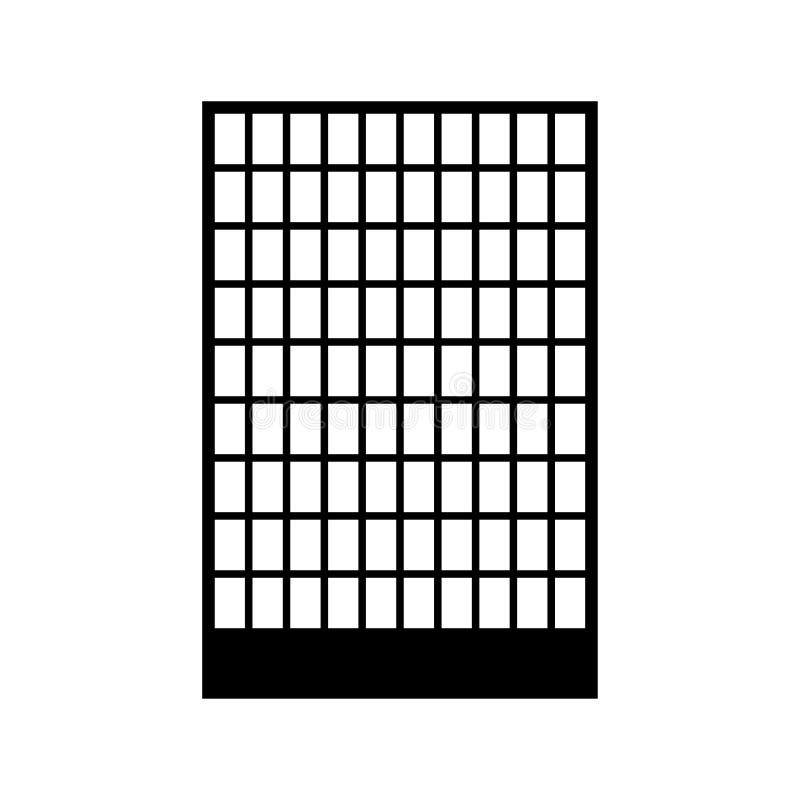 Building Black Color Icon . Stock Vector - Illustration of city, office ...