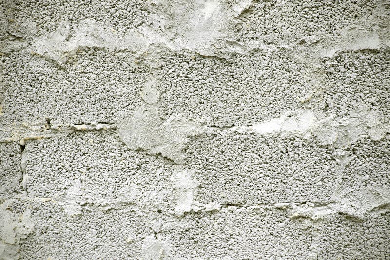 Unfinished Concrete Wall With A Rough Texture Stock Photo - Image of ...